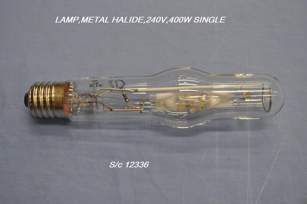 LAMP,MH,TUBE,400W,240V,120/125V,1PH,E40