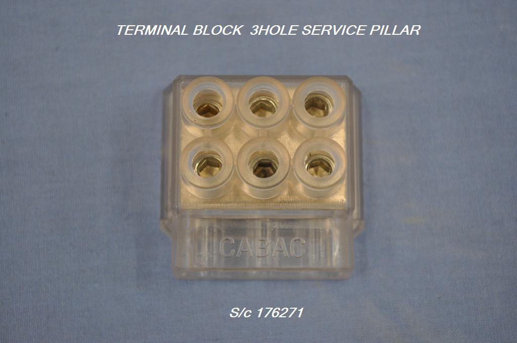 TERMINAL BLOCK,3 HOLE